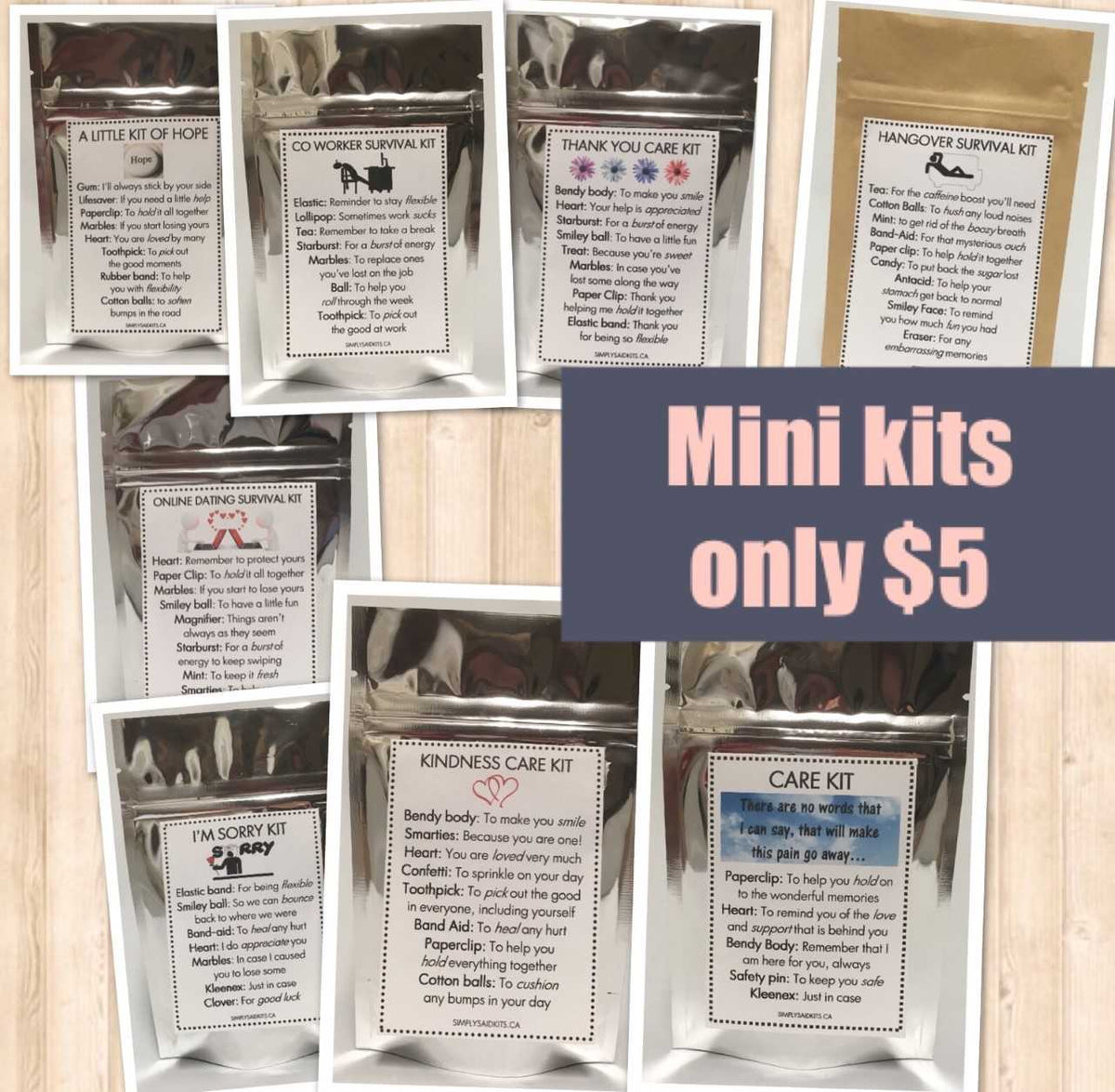 MINI KITS – SimplySaidKits