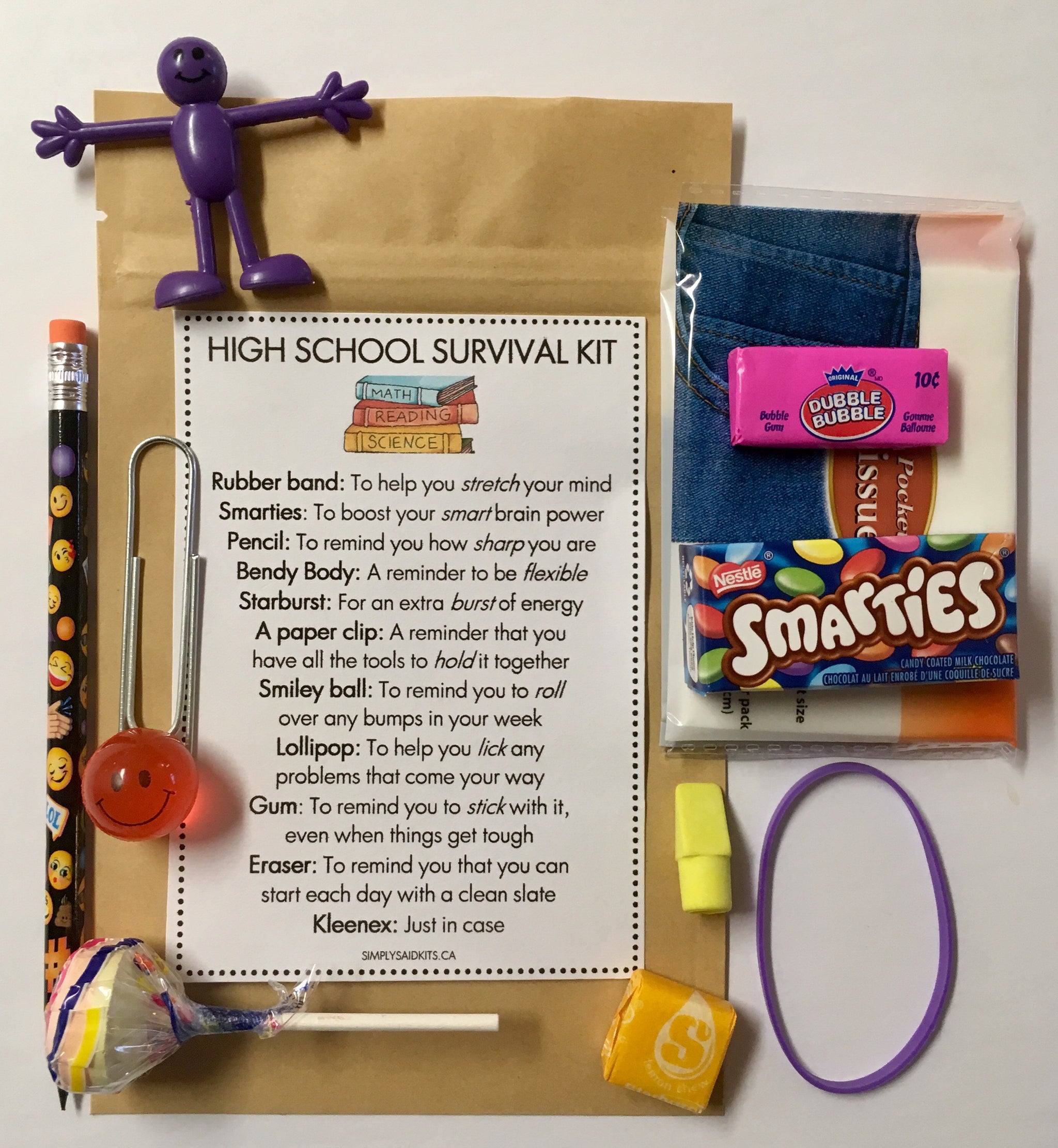 High School Survival Kit – SimplySaidKits