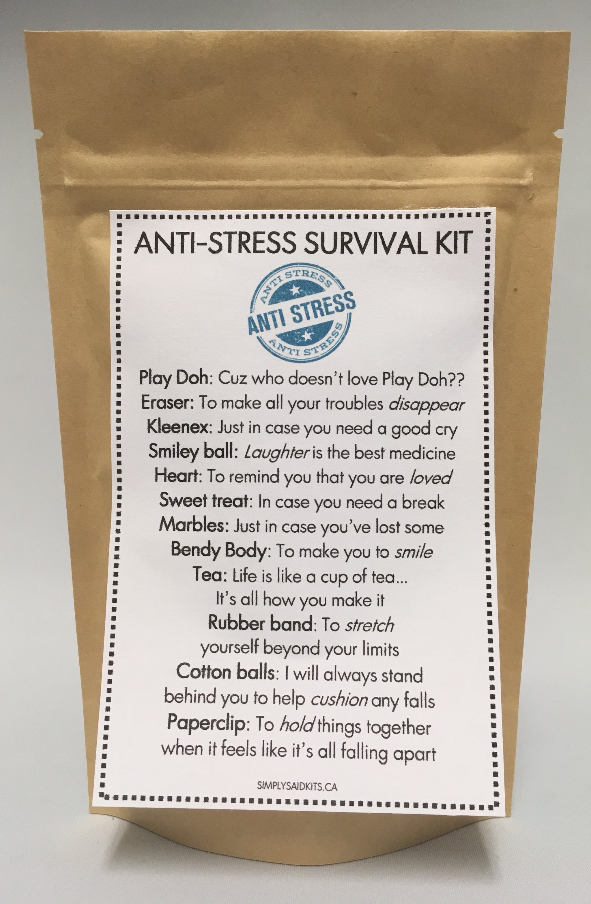 Anti Stress Survival Kit – SimplySaidKits